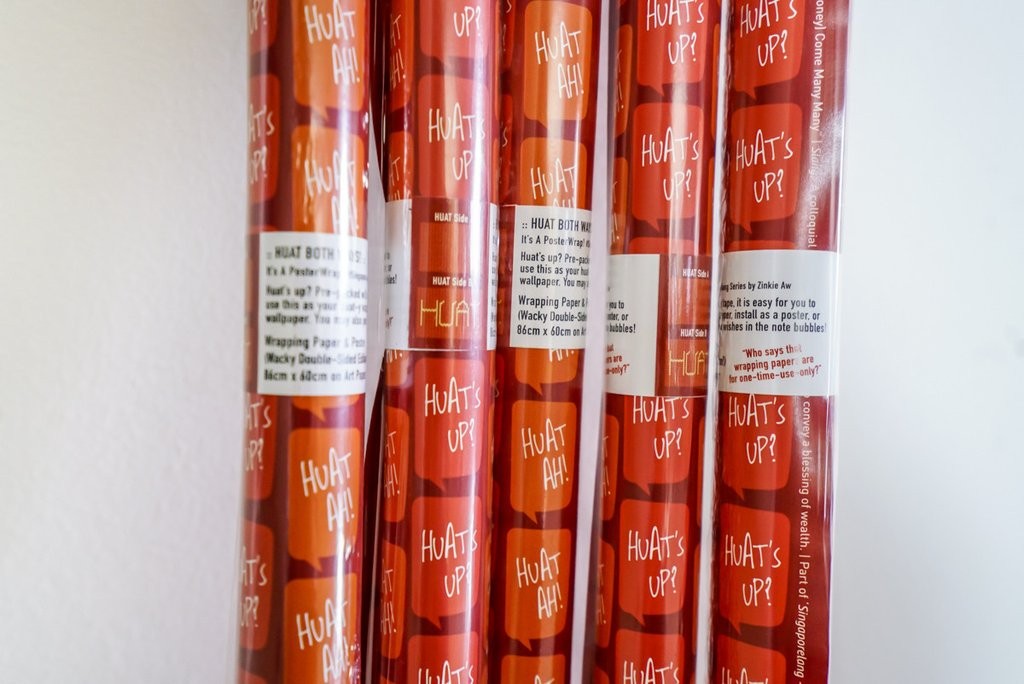 Flash! Singlish Poster Wrapper, Wrapping Paper, Design & Craft, Others ...