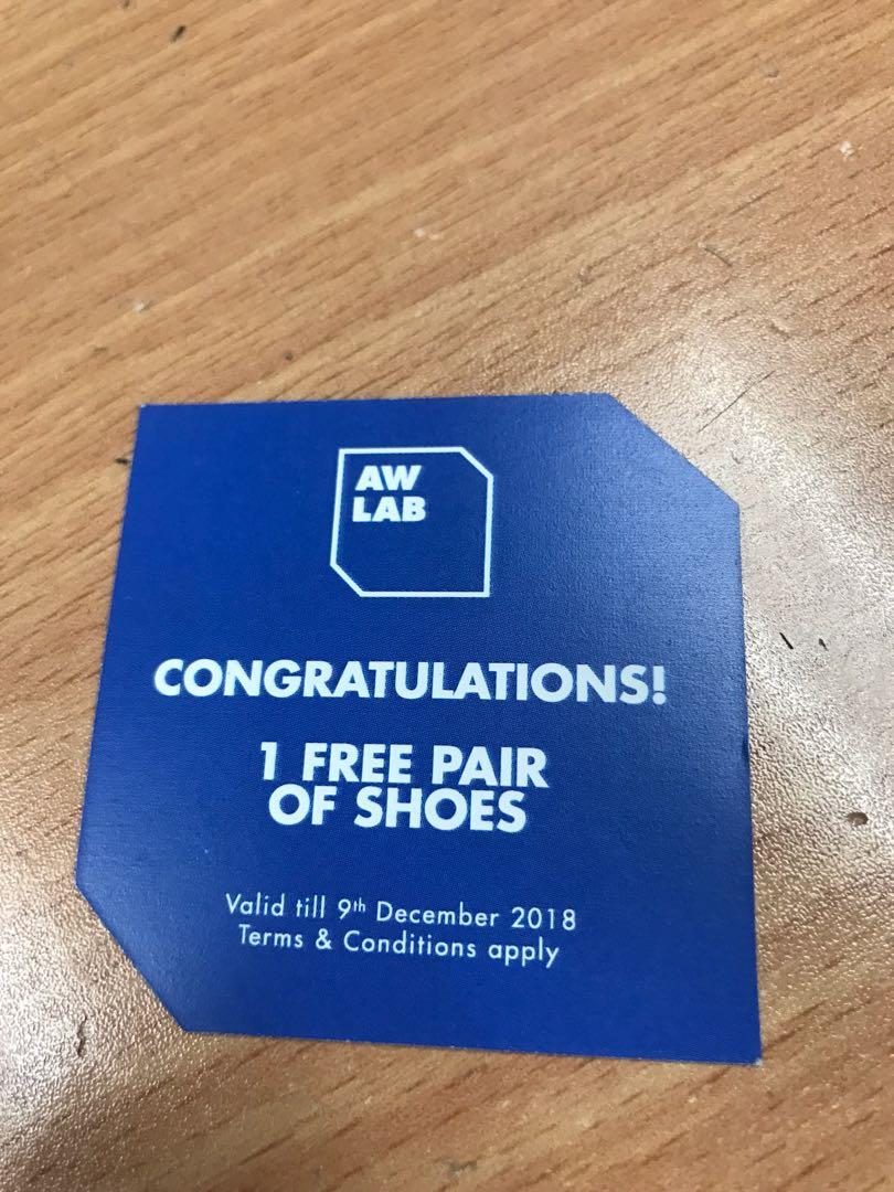 Free shoe ticket, Women's Fashion, Footwear, Sneakers on Carousell