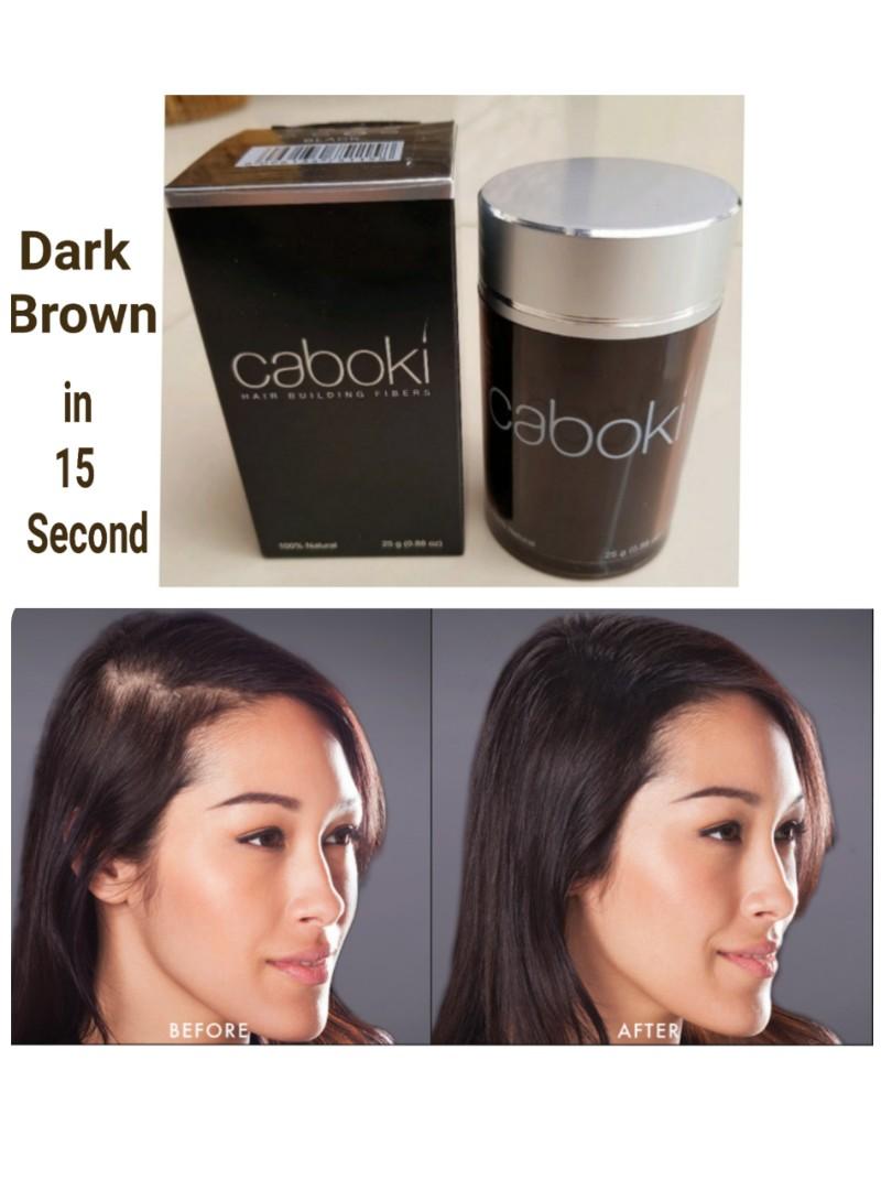 Hair loss solution caboki Natural hair fiber dark brown, Beauty ...