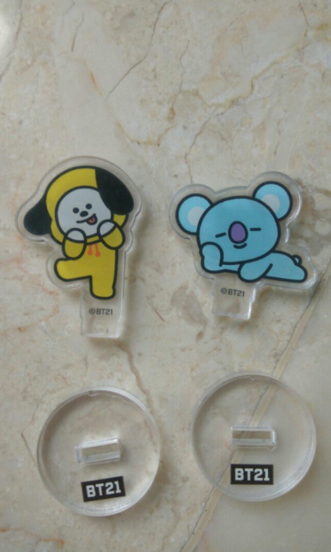 BT21 x MONOPOLY ACRYLIC MAGNETIC STAND - CHIMMY & KOYA, Hobbies & Toys, Memorabilia ...
