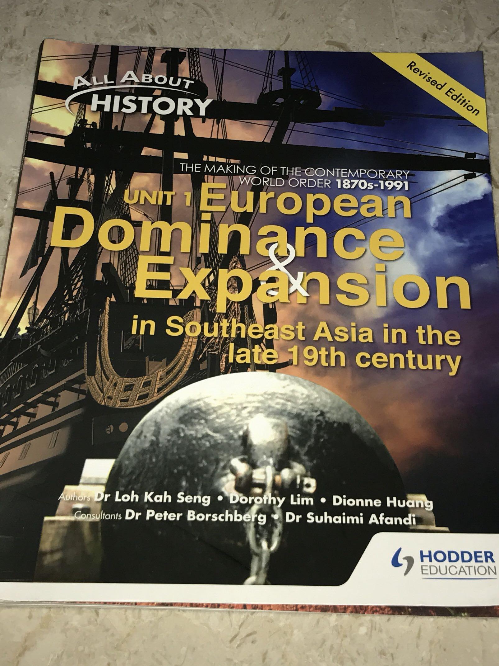 HISTORY UNIT 1 European Dominance & Expansion, Hobbies & Toys, Books ...