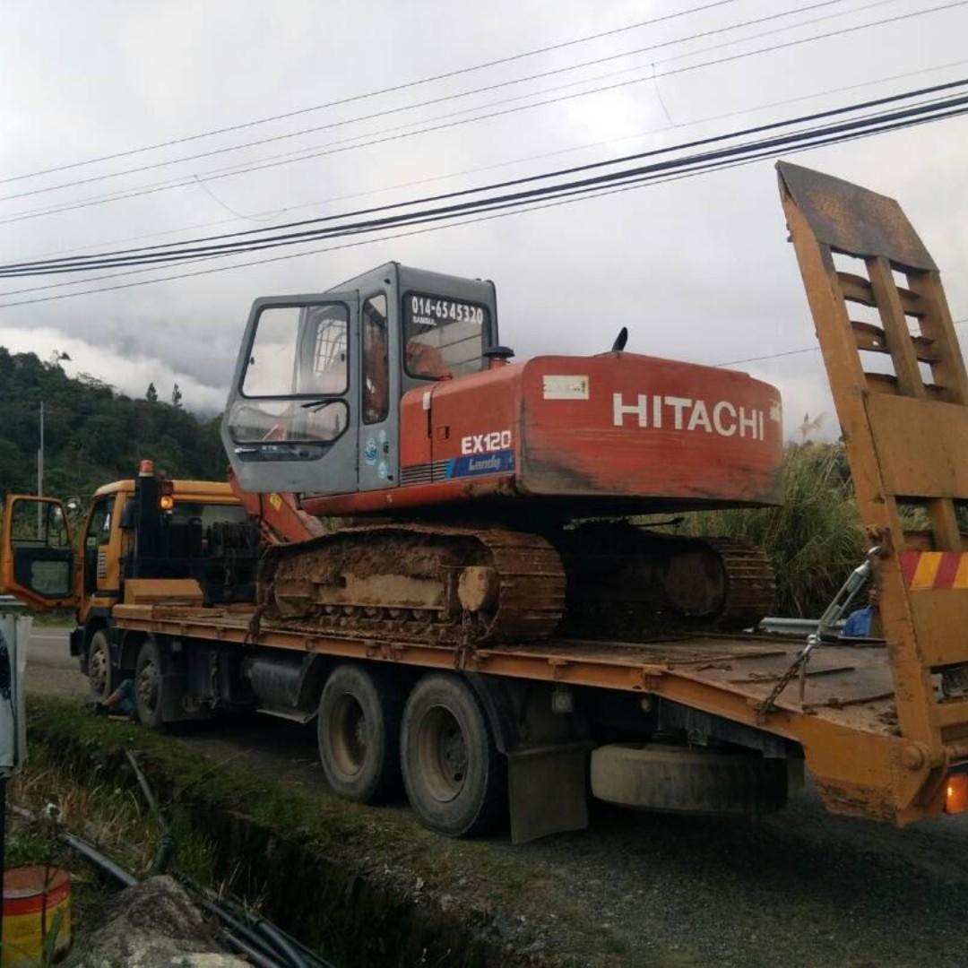 HITACHI EXCAVATOR/BACKHOE LOADER EX120, Auto Accessories on Carousell