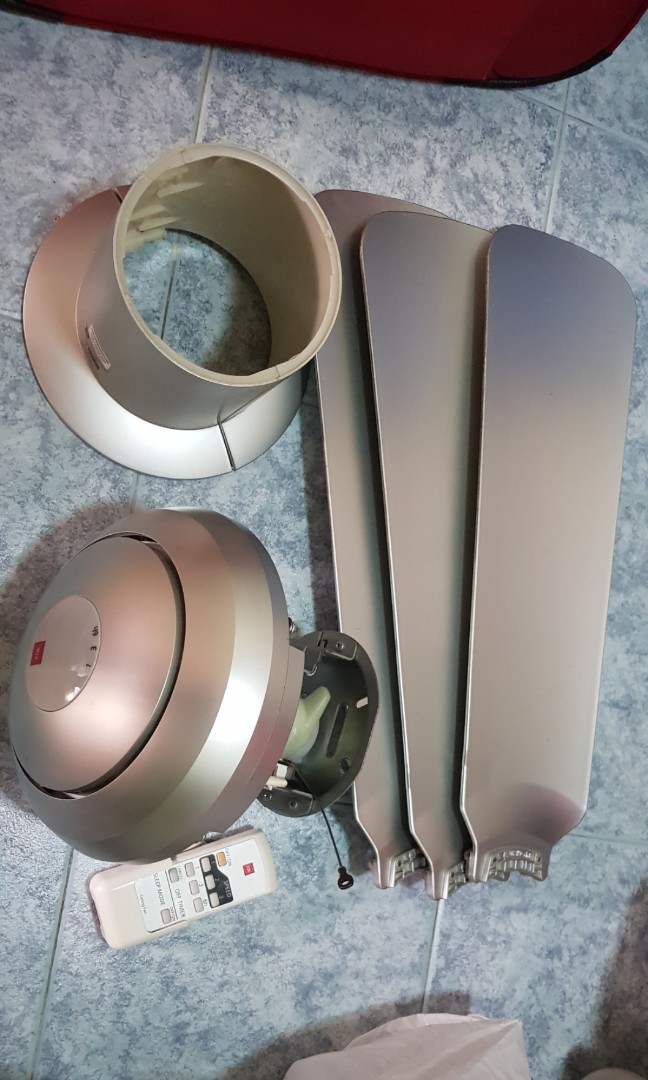 KDK CEILING FAN WITH REMOTE CONTROL R48SP, Furniture & Home Living ...