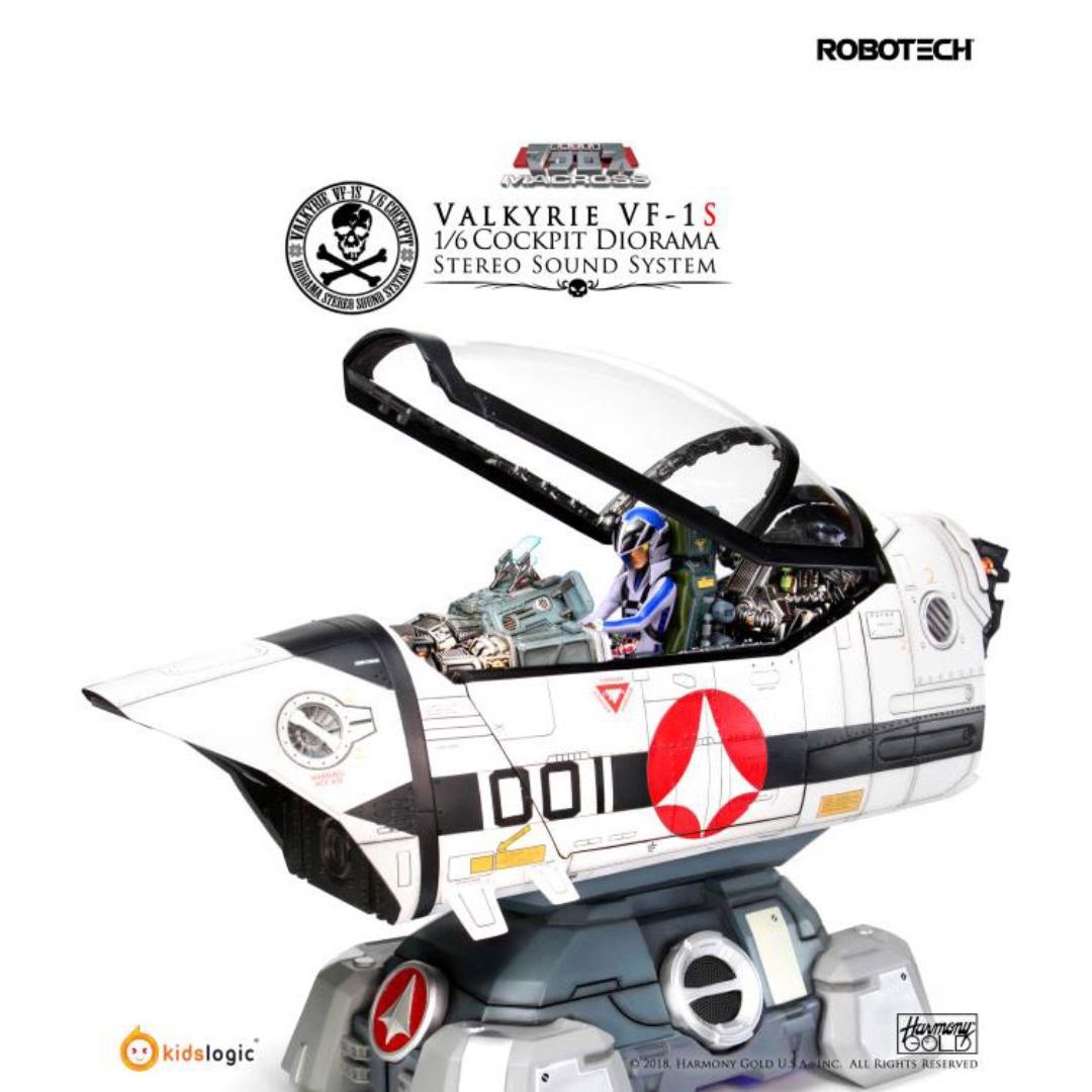 Kids Logic - Robotech Macross - VF-1S Valkyrie Cockpit with Roy Fokker ...