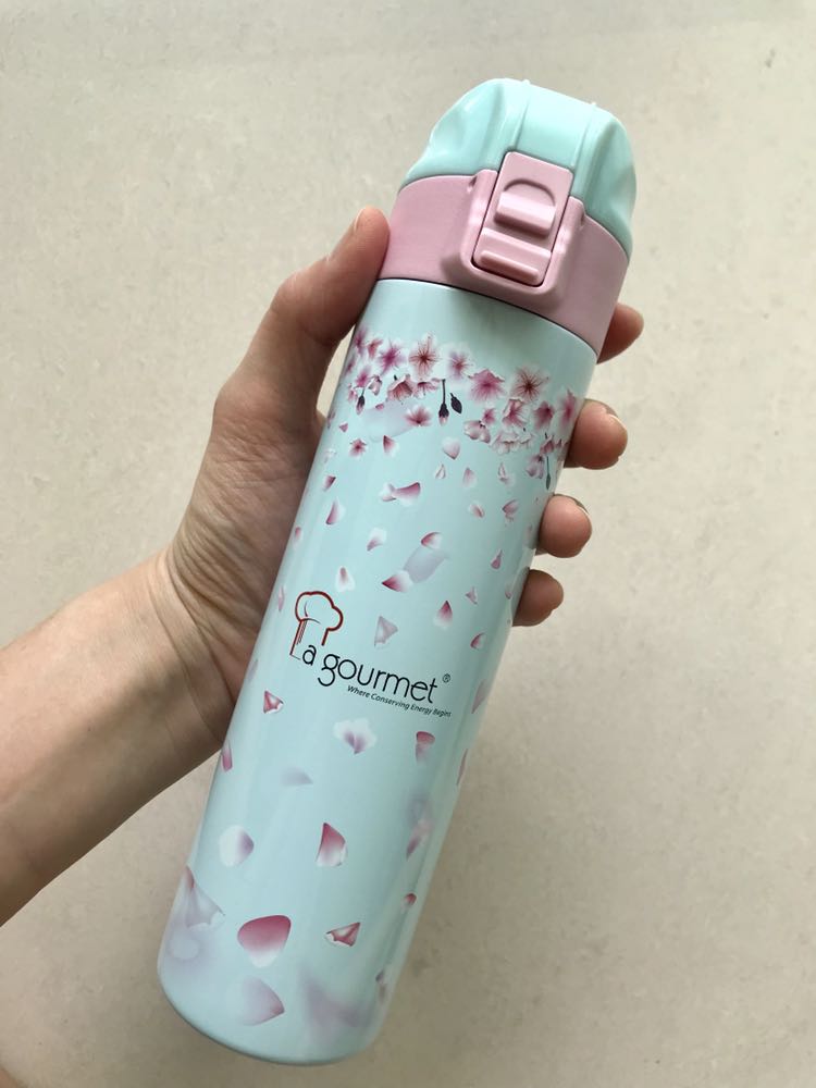 La Gourmet One Touch Tumbler 0.32l super light Sakura Spring Blossoms ...