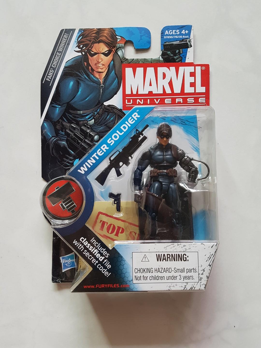 Marvel Universe 3.75" Winter Soldier (variant), Hobbies & Toys, Toys ...