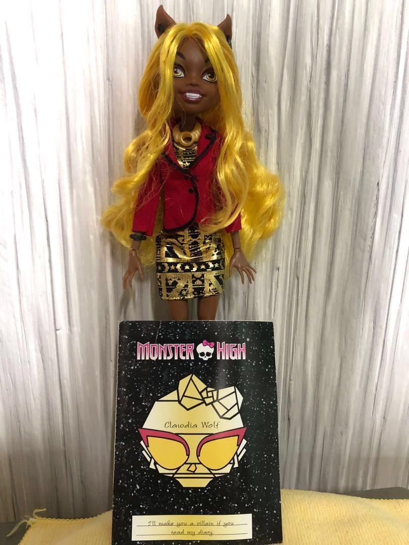 Monster High Clawdia Wolf, Hobbies & Toys, Toys & Games on Carousell