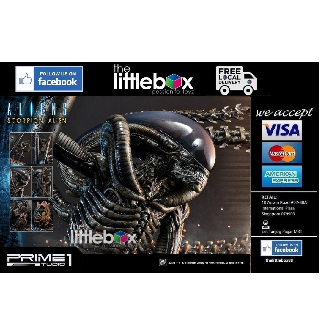 Prime 1 Studio 1/4 Scale Aliens (Comics) - Scorpion Ailen, Hobbies & Toys, Toys & Games on Carousell