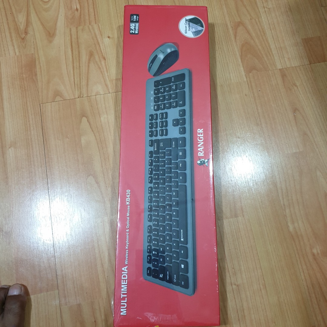 RANGER 2 4GHz Wireless Keyboard With Optical Mouse, Computers & Tech ...