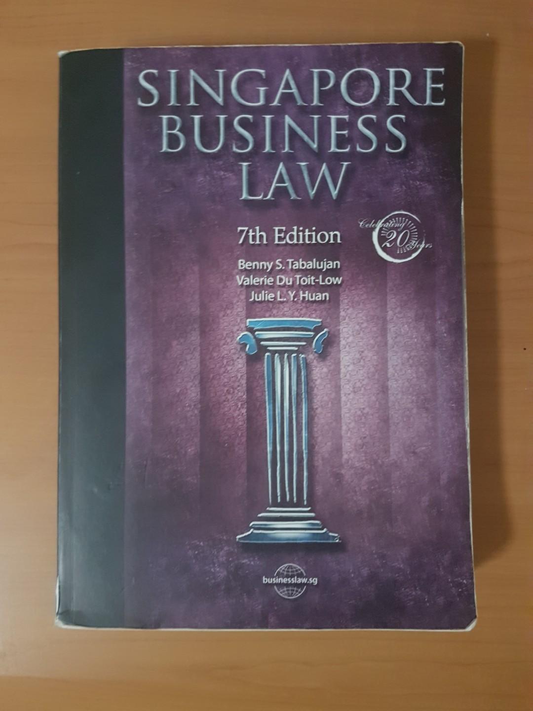 Singapore Business Law (7th Edition), Computers & Tech, Office & Business Technology on Carousell