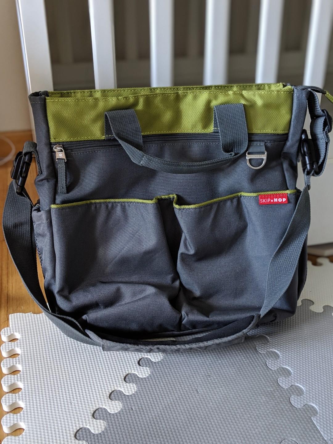 Skip Hop Duo Signature Diaper Bag, Babies & Kids, Going Out, Diaper ...