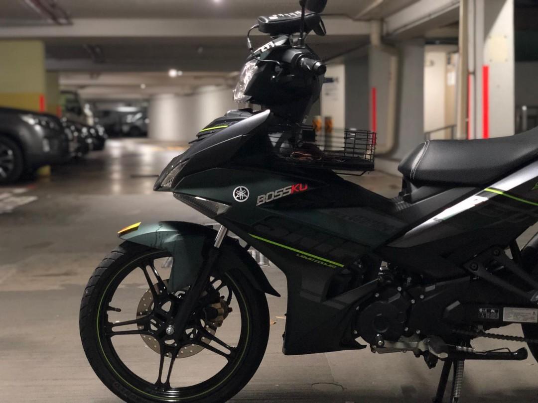 Sniper 150 matte green original coverset, Motorcycles, Motorcycle ...