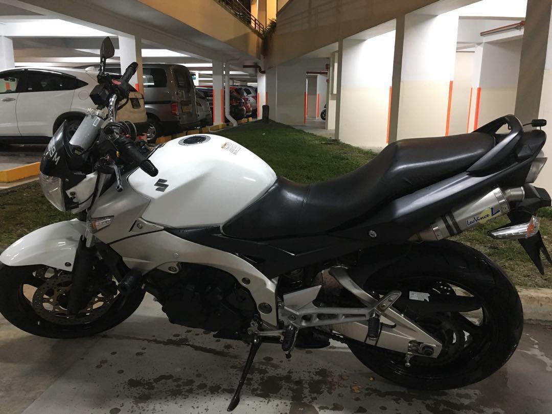 White Suzuki GSR 400 for sale. Class 2A, Motorcycles, Motorcycles for Sale, Class 2A on Carousell