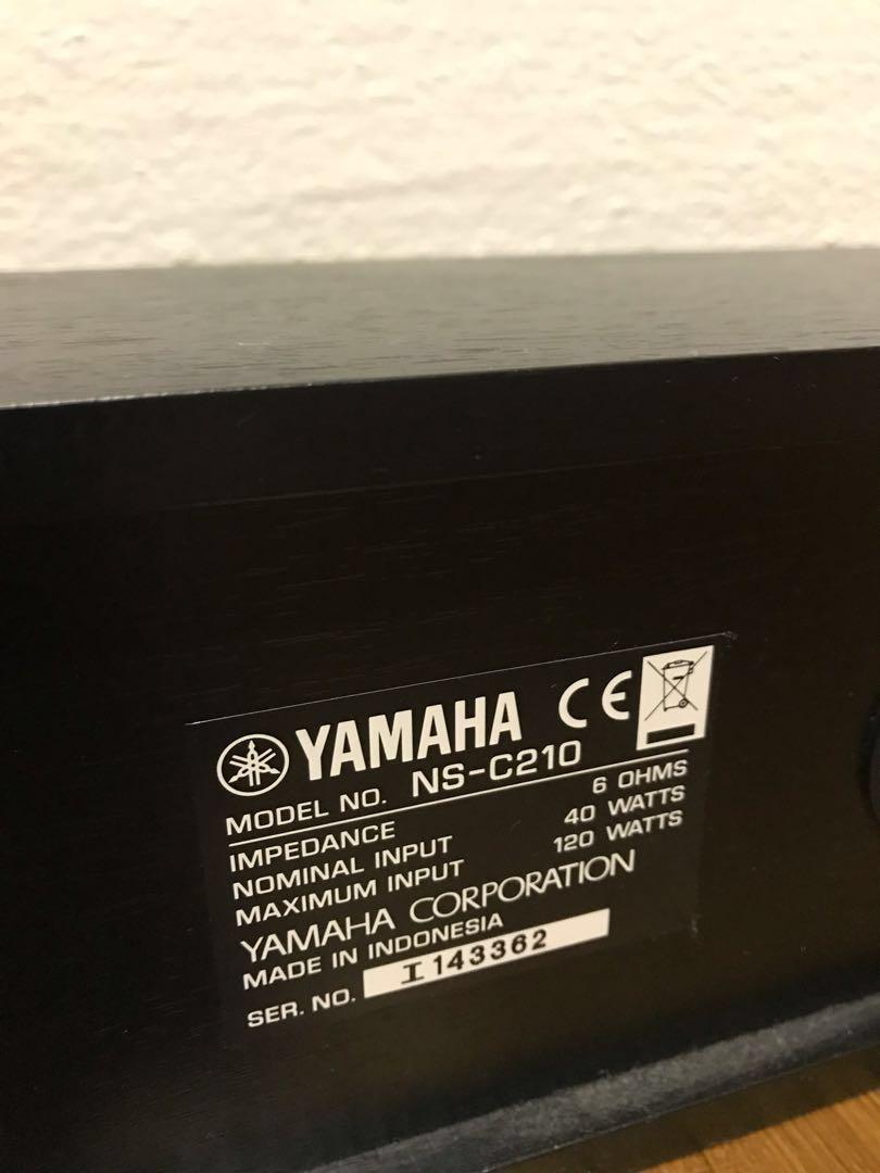 Yamaha Center Speaker NS-C210, Audio, Soundbars, Speakers & Amplifiers on Carousell