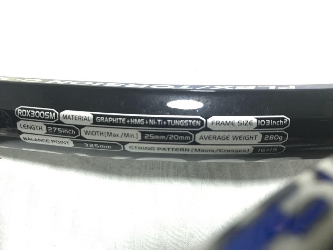 Yonex RDX300 103sq inch Tennis Racket, Sports Equipment, Sports & Games ...