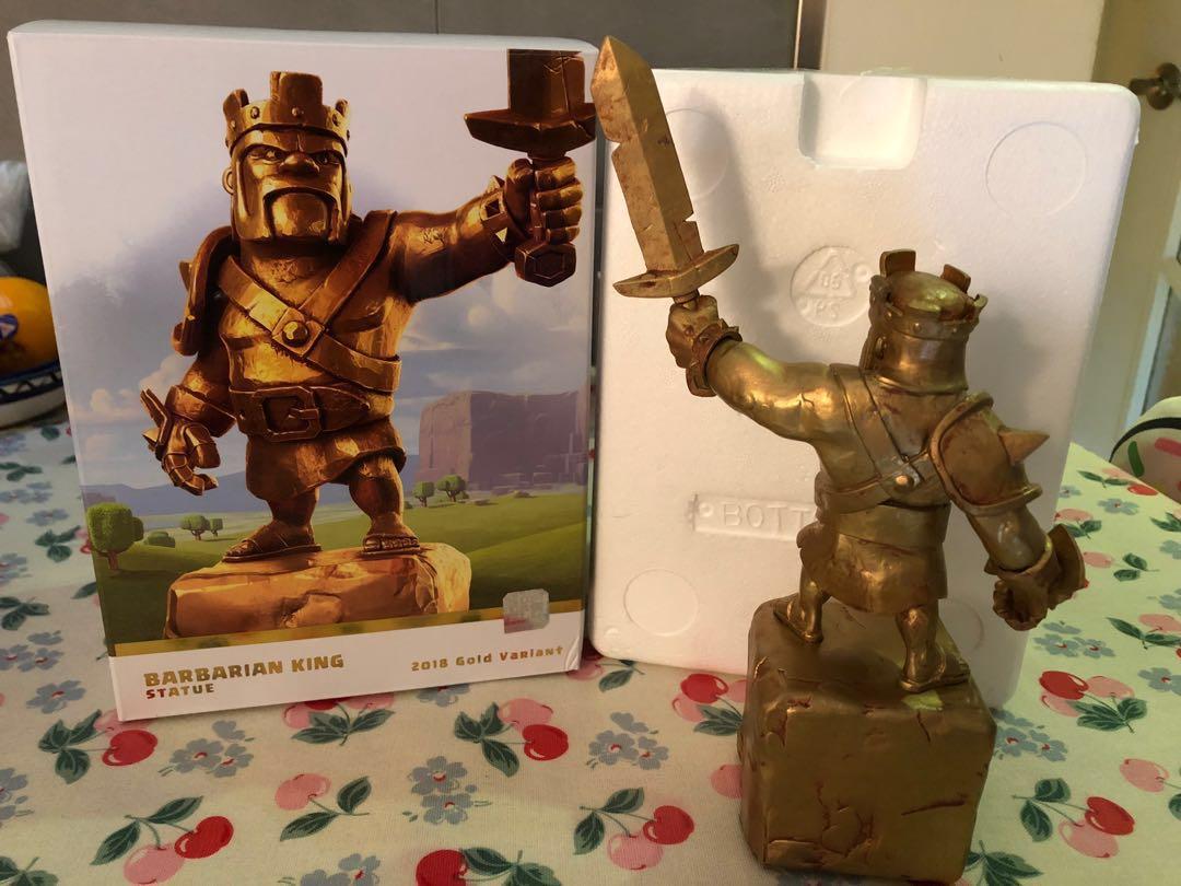 Clash Royale / Clash of Clans King Statue, 興趣及遊戲, 收藏品及紀念品, 明星周邊 - Carousell