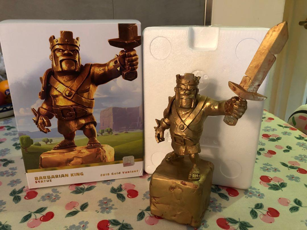 Clash Royale / Clash of Clans King Statue, 興趣及遊戲, 收藏品及紀念品, 明星周邊 - Carousell
