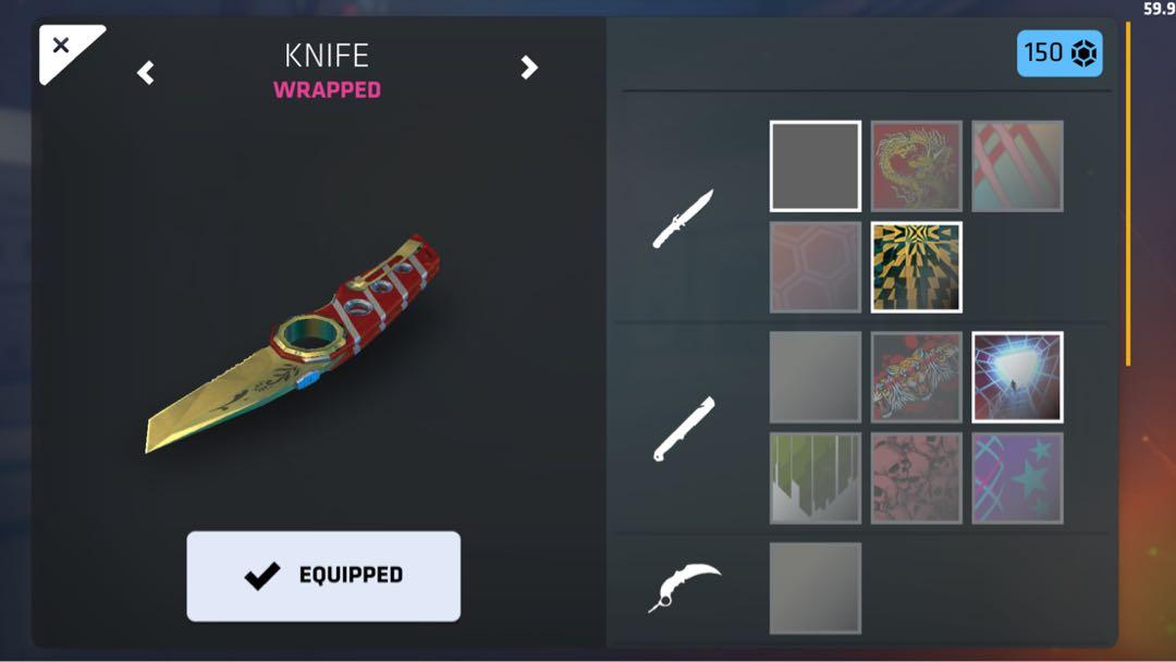 Critical ops limited edition wrapped remix knife with all tier 5 skins ...