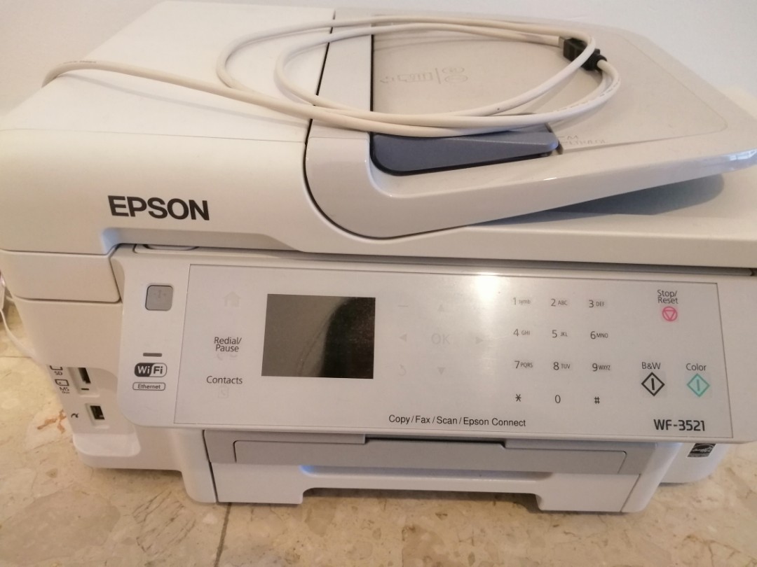 Epson Printer WF-3521, Electronics, Others on Carousell