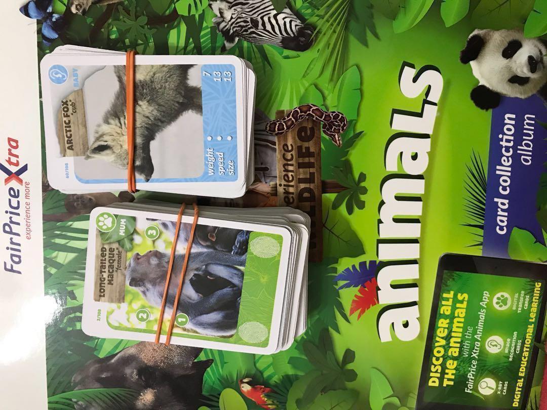 fairprice-xtra-animals-card-hobbies-toys-toys-games-on-carousell