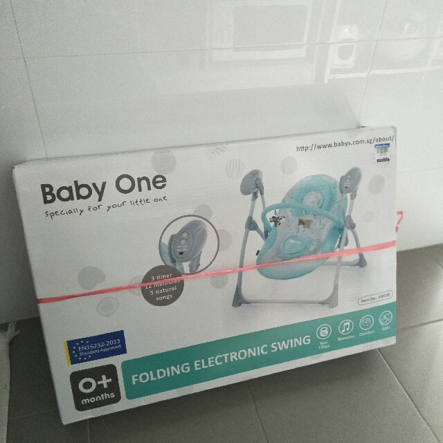 Folding Electronic Swing / Rocker, Babies & Kids, Cots & Cribs on Carousell