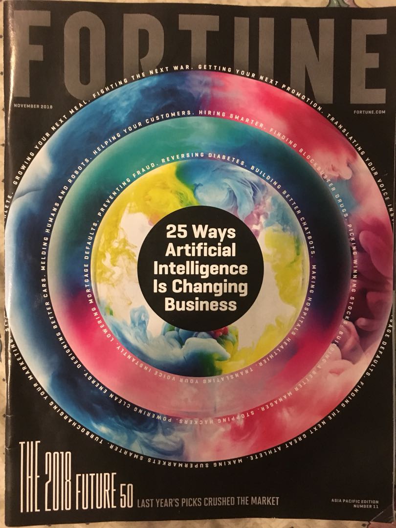 Fortune Magazine November 2018 Asia Pacific Edition, Hobbies & Toys ...