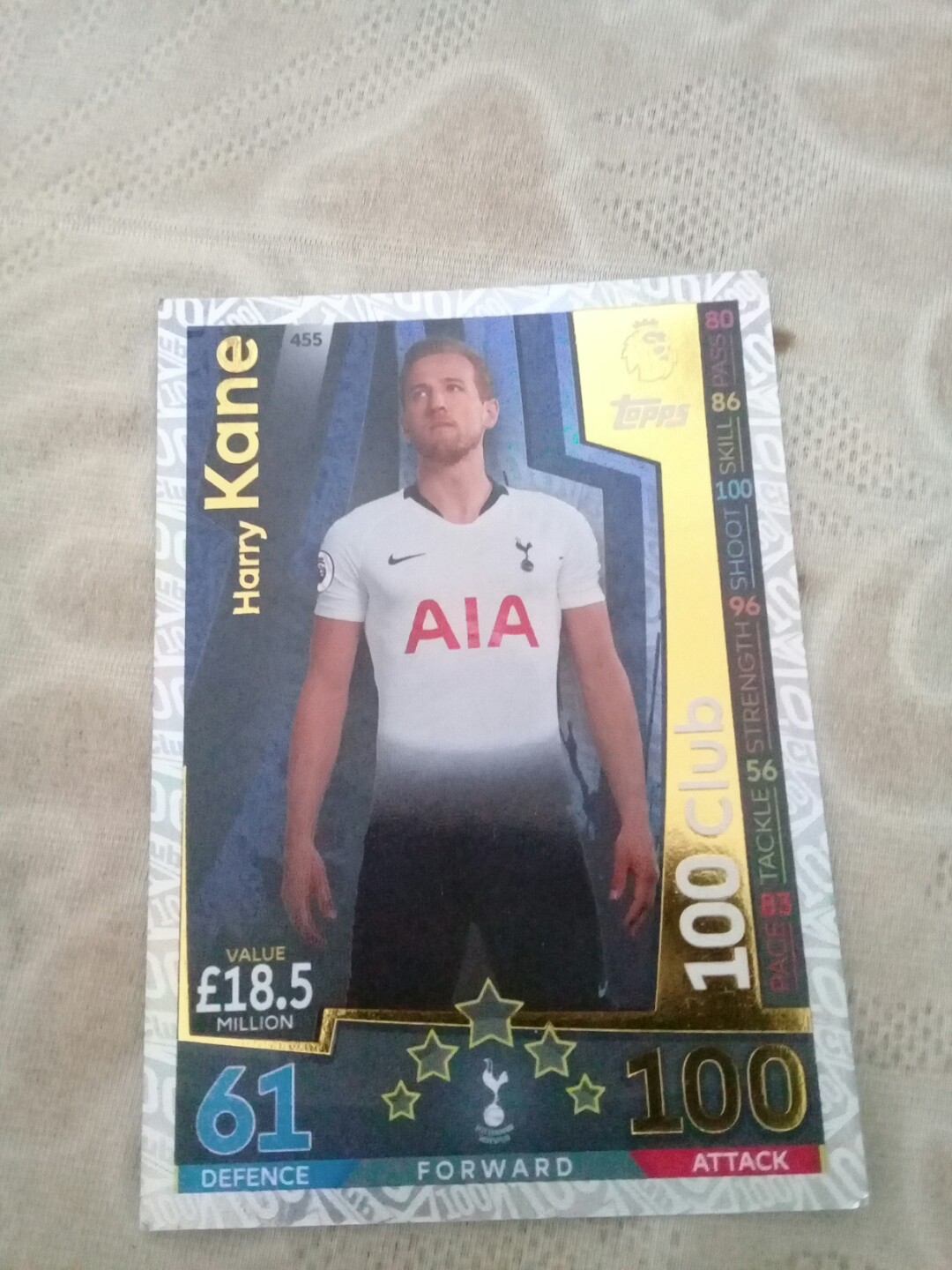 Match Attax *Harry Kane* 100 Club, Hobbies & Toys, Toys & Games on ...
