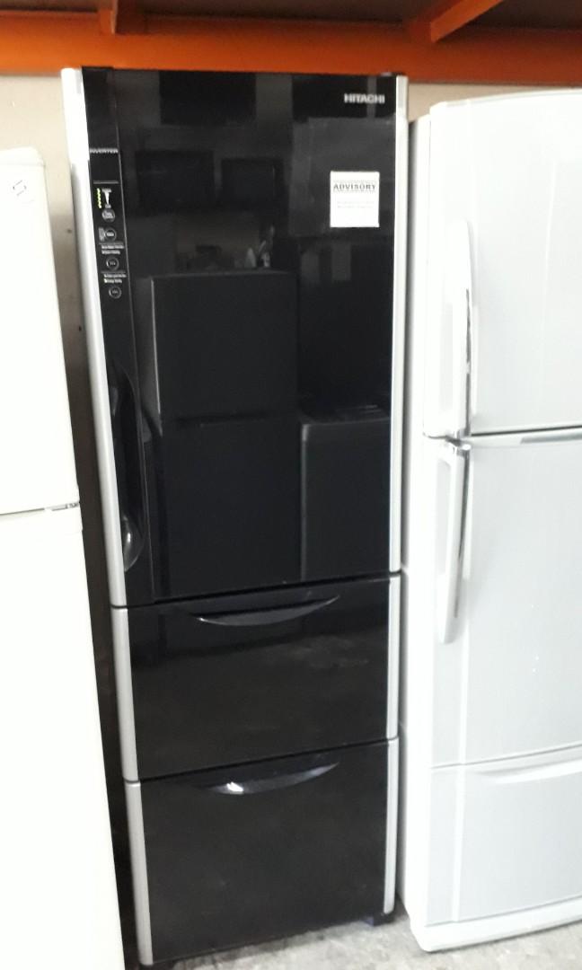 Hitachi 3 door INVERTER Refrigerator/fridge R-SG37BPS 365L, TV & Home ...