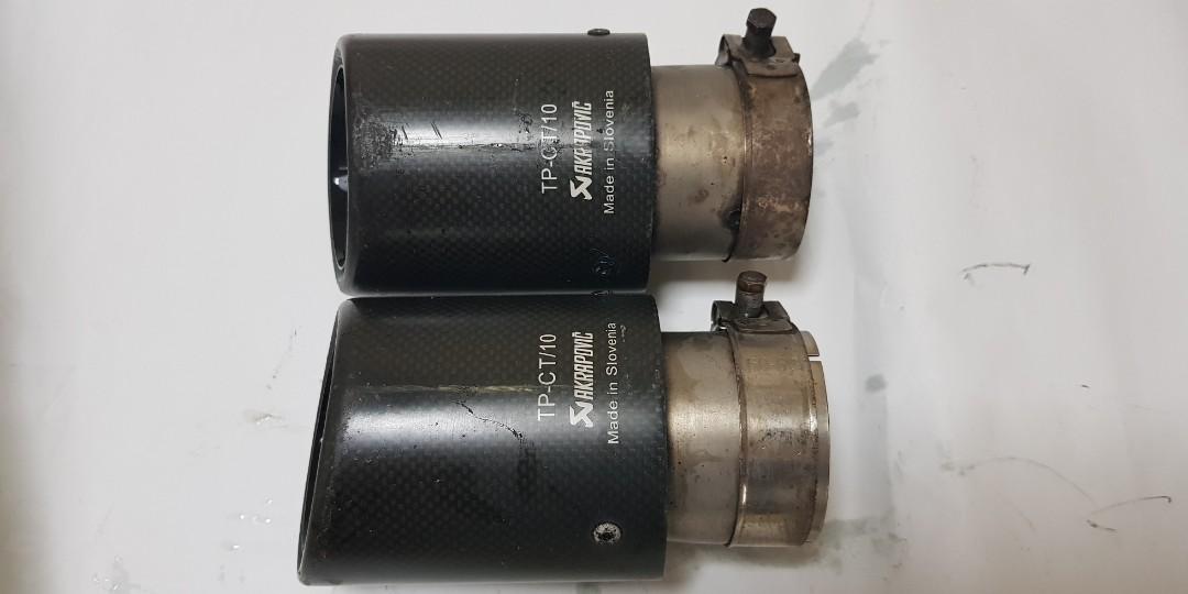 VW Jetta MK6/MK6FL Akrapovic CF Exhaust Tips, Car Accessories ...