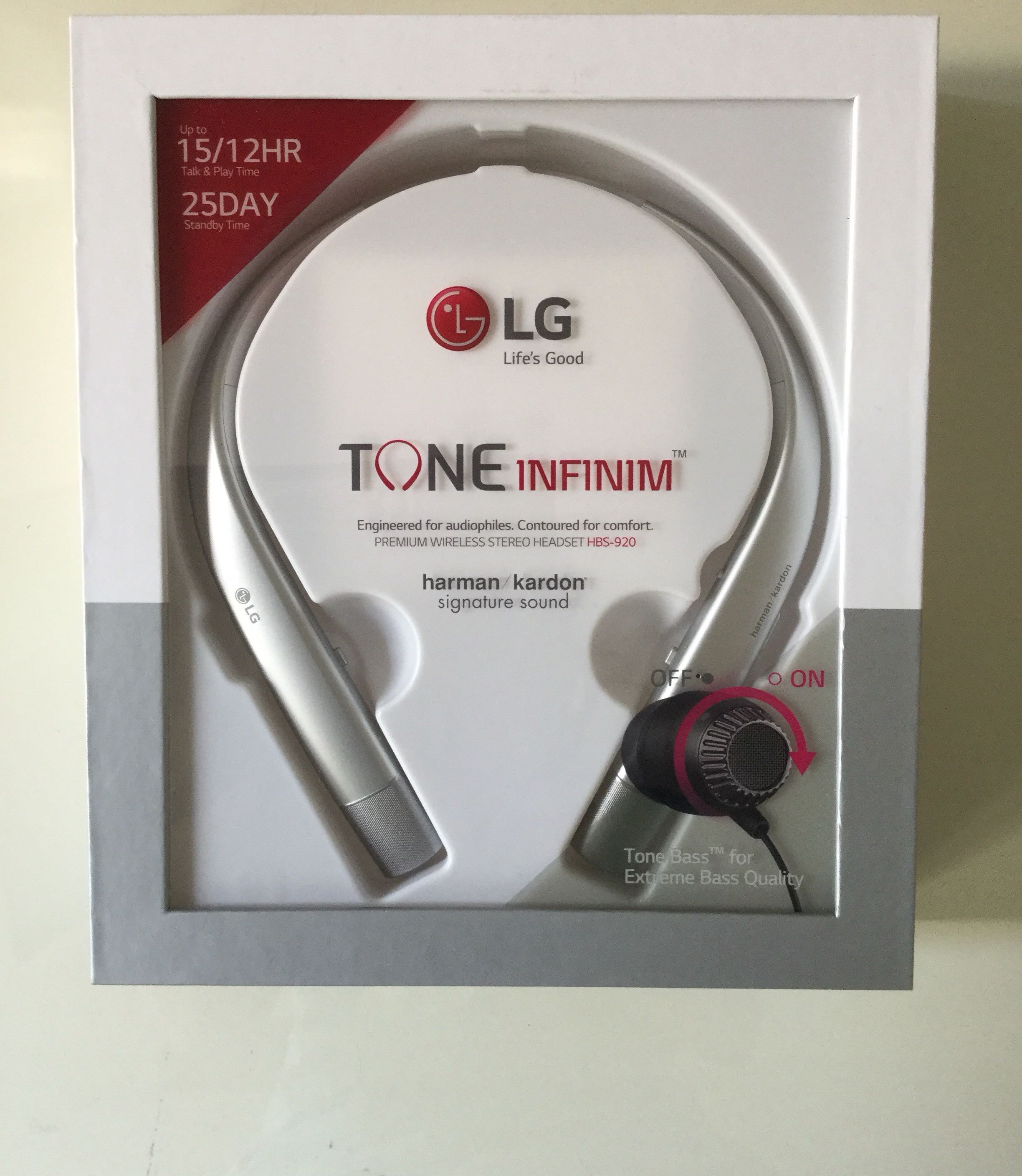 LG Bluetooth Stereo Headset, Audio, Headphones & Headsets on Carousell