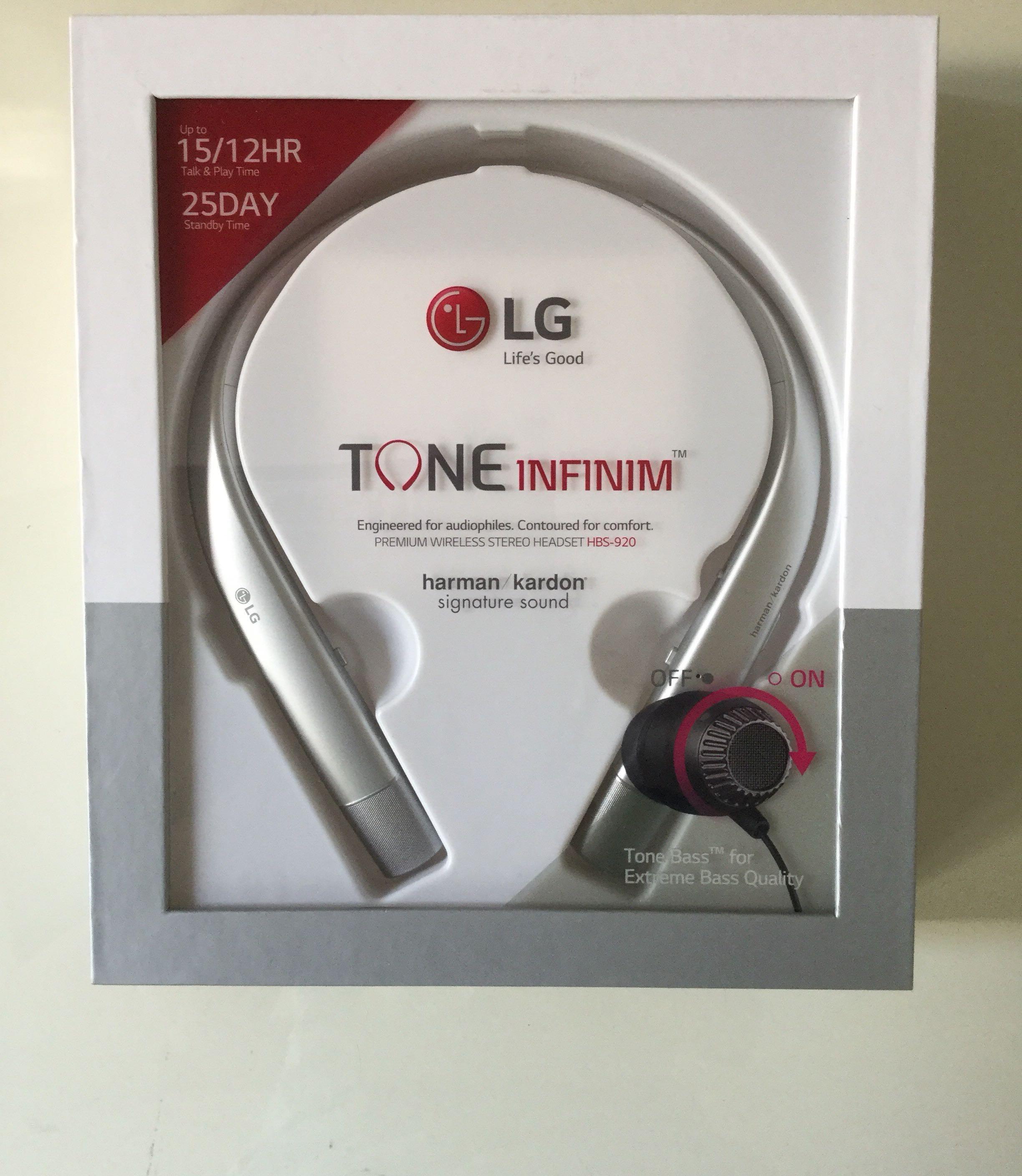 LG Bluetooth Stereo Headset, Audio, Headphones & Headsets on Carousell