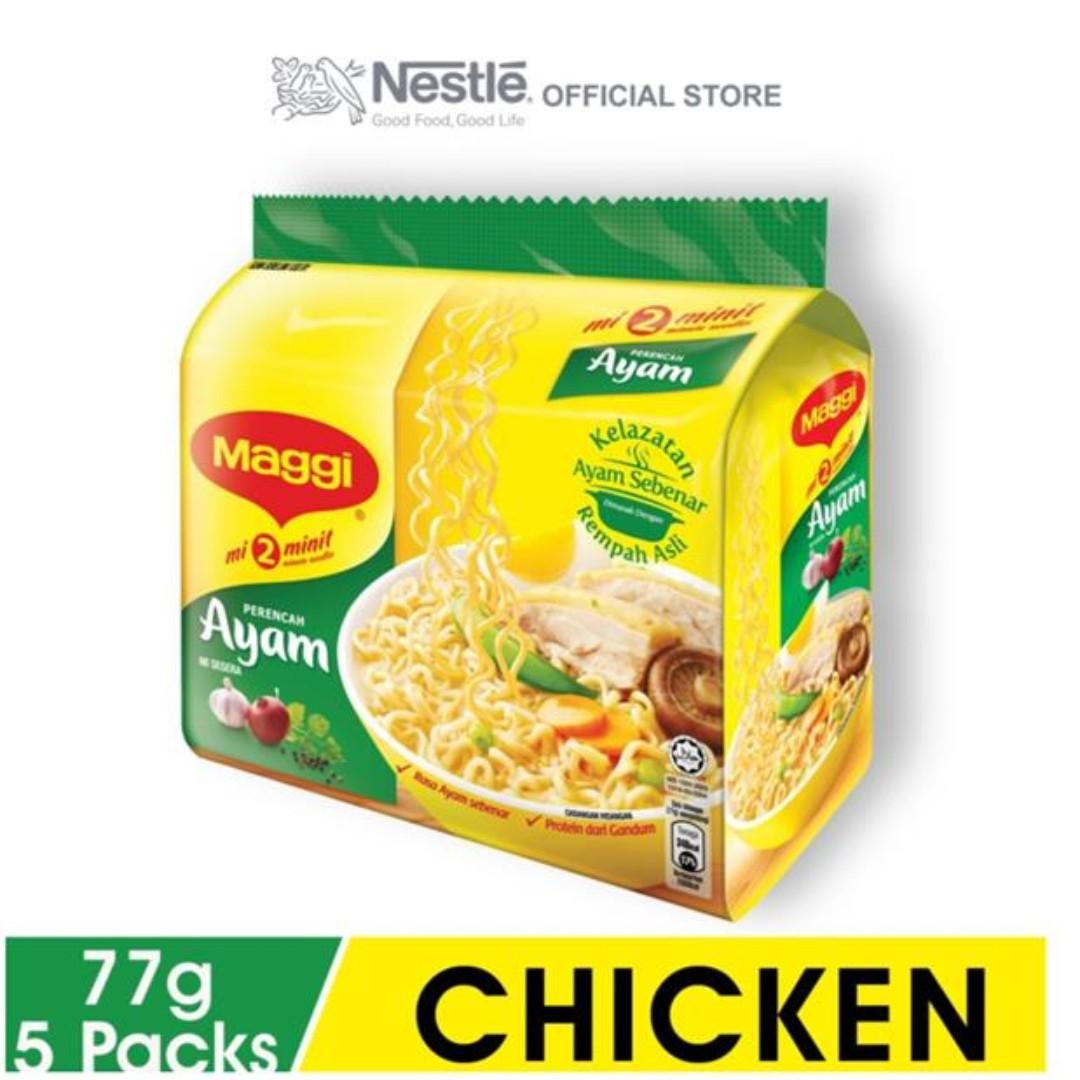 MAGGI 2-MINN Chicken 5 Packs 77g, Food & Drinks, Packaged & Instant ...