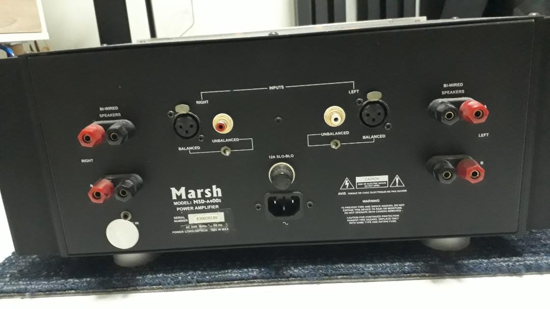 Marsh power amplifier.. MSD-A400S, Audio, Other Audio Equipment on ...