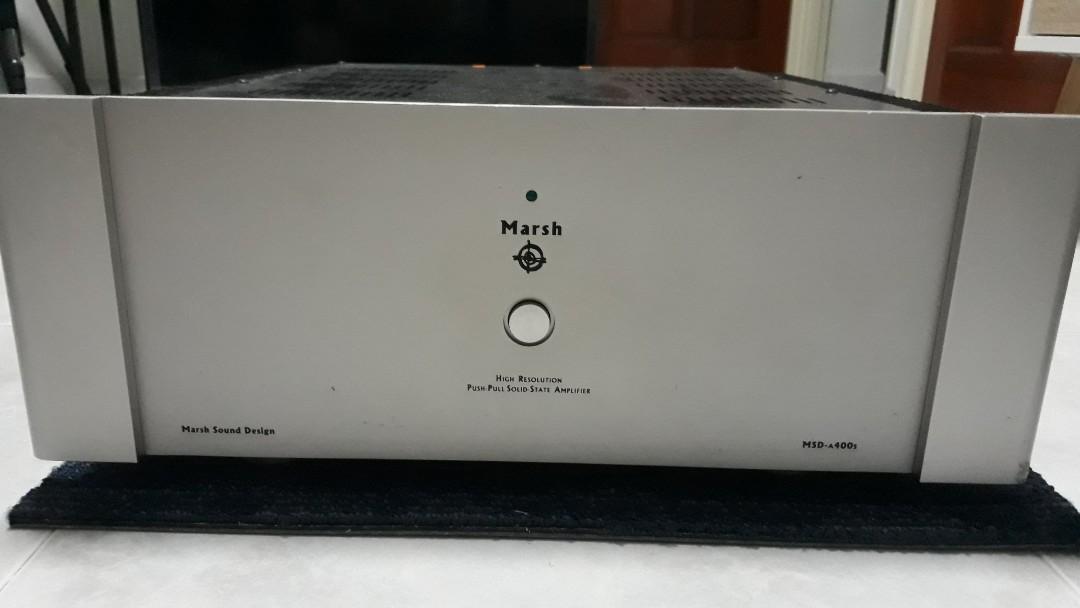 Marsh power amplifier.. MSD-A400S, Audio, Other Audio Equipment on ...