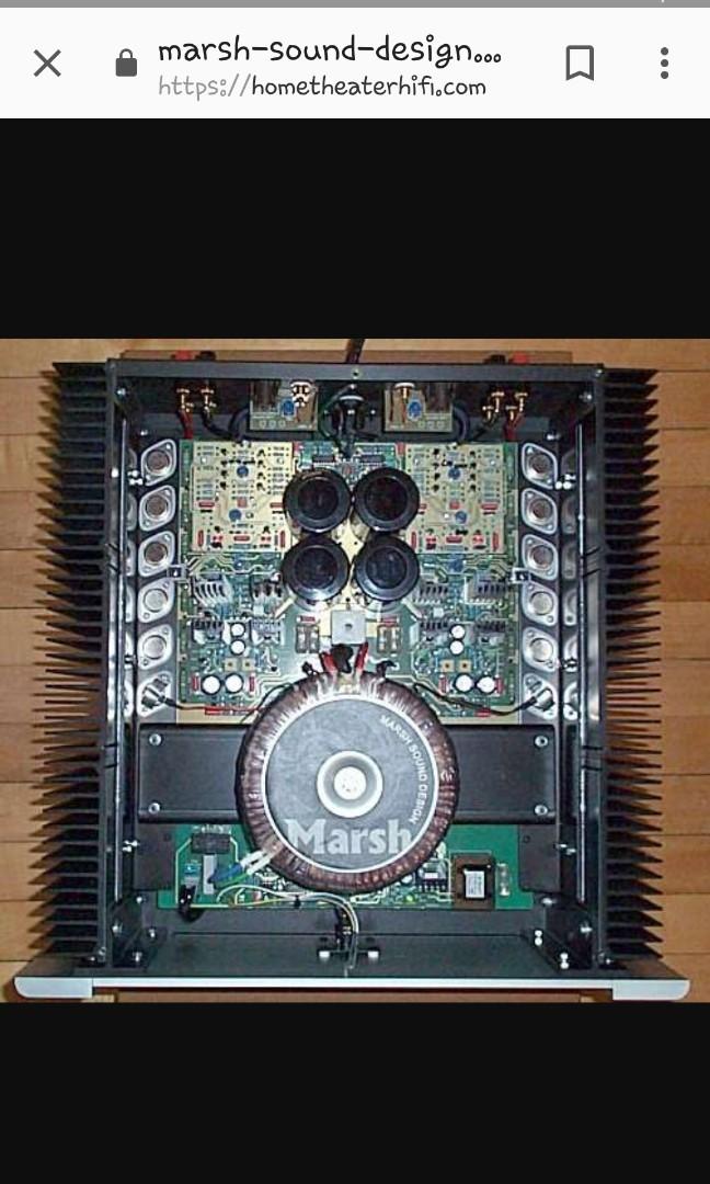 Marsh power amplifier.. MSD-A400S, Audio, Other Audio Equipment on ...