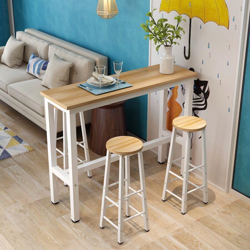 Modern breakfast / bar table (made-to-order), Furniture, Tables ...