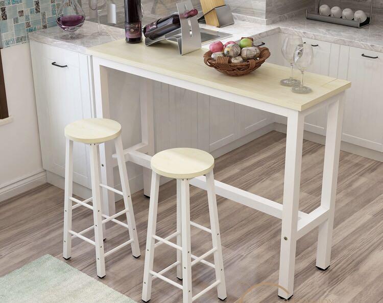 Modern breakfast / bar table (made-to-order), Furniture, Tables ...