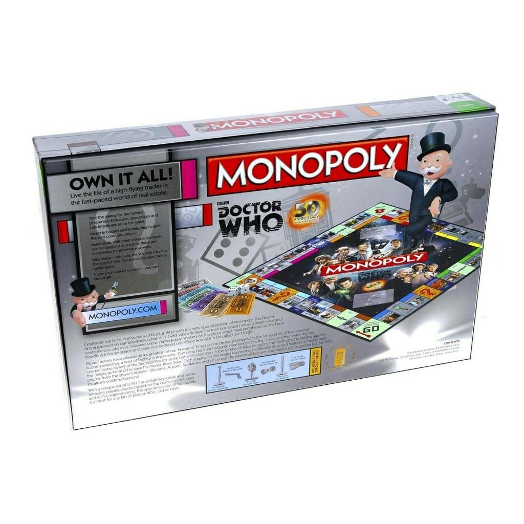 Monopoly: Doctor Who 50th Anniversary Edition, Hobbies & Toys, Toys ...
