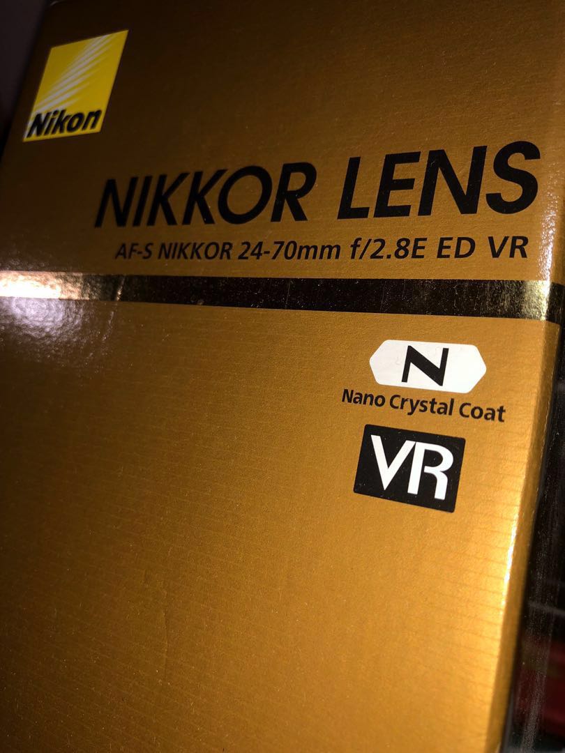 Nikkor AF-S 24-70mm f/2.8 ED VR, Photography, Lens & Kits on Carousell