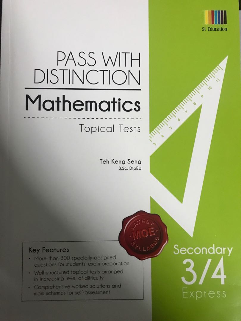 PASS WITH DISTINCTION EMATH REVISION BOOK, Hobbies & Toys, Books ...