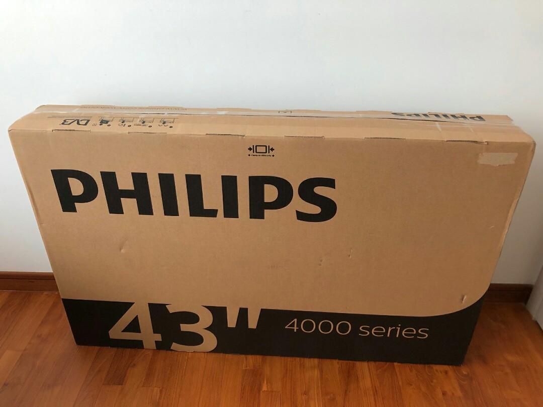 Philips 43 inch Full HD Ultra Slim LED TV 43PFT4002/98, TV & Home Appliances, TV & Entertainment ...