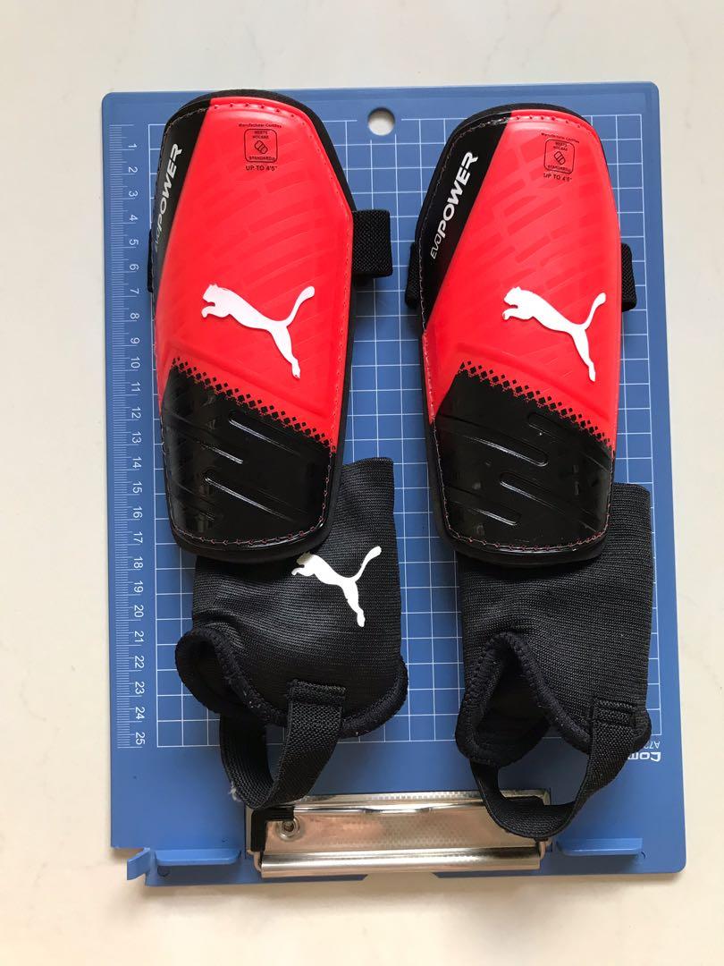 Puma Shin Guard for kids, Health & Nutrition, Braces, Support ...