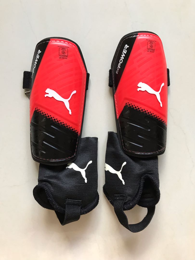 Puma Shin Guard for kids, Health & Nutrition, Braces, Support ...