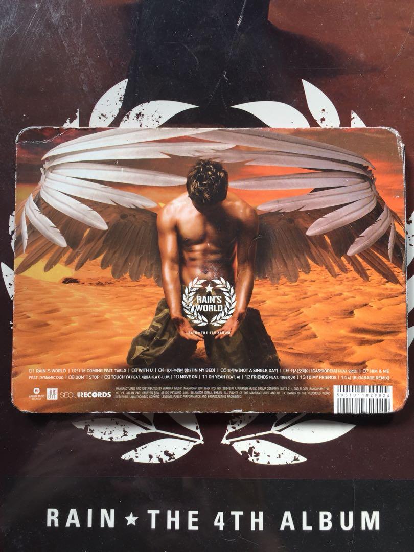 Rain’s World - The 4th Album (CD + Poster Set), Hobbies & Toys, Music ...