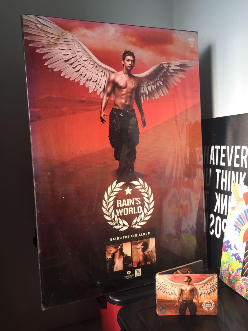 Rain’s World - The 4th Album (CD + Poster Set), Hobbies & Toys, Music ...