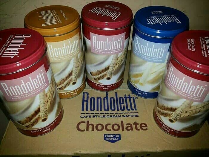 Rondoletti wafers Coklat, Makanan & Minuman, Snek di Carousell