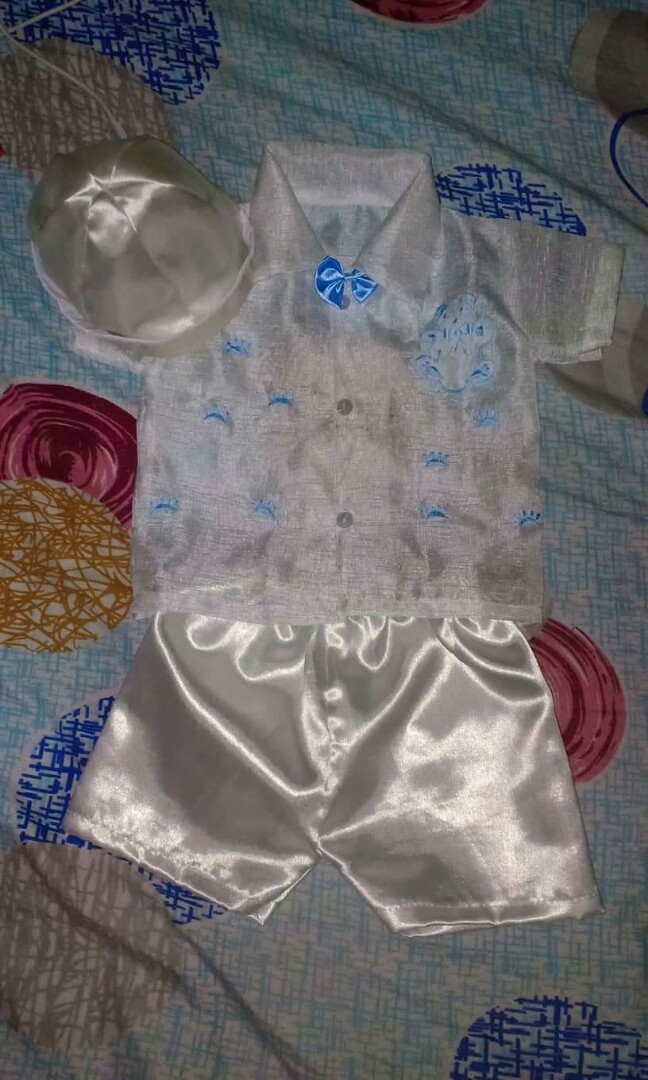 Set!! Pambinyag at pang porma ni baby just click, Babies & Kids, Babies ...