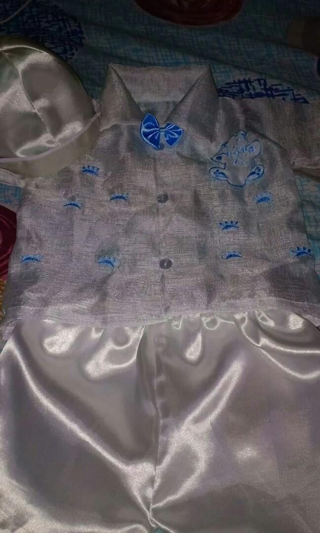 Set!! Pambinyag at pang porma ni baby just click, Babies & Kids, Babies ...