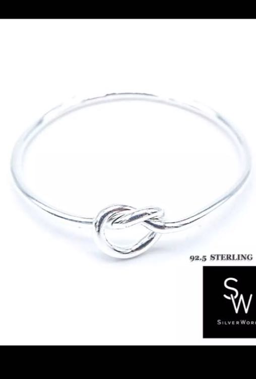 Knot Toe 925 Sterling guaranteed Silver Ring