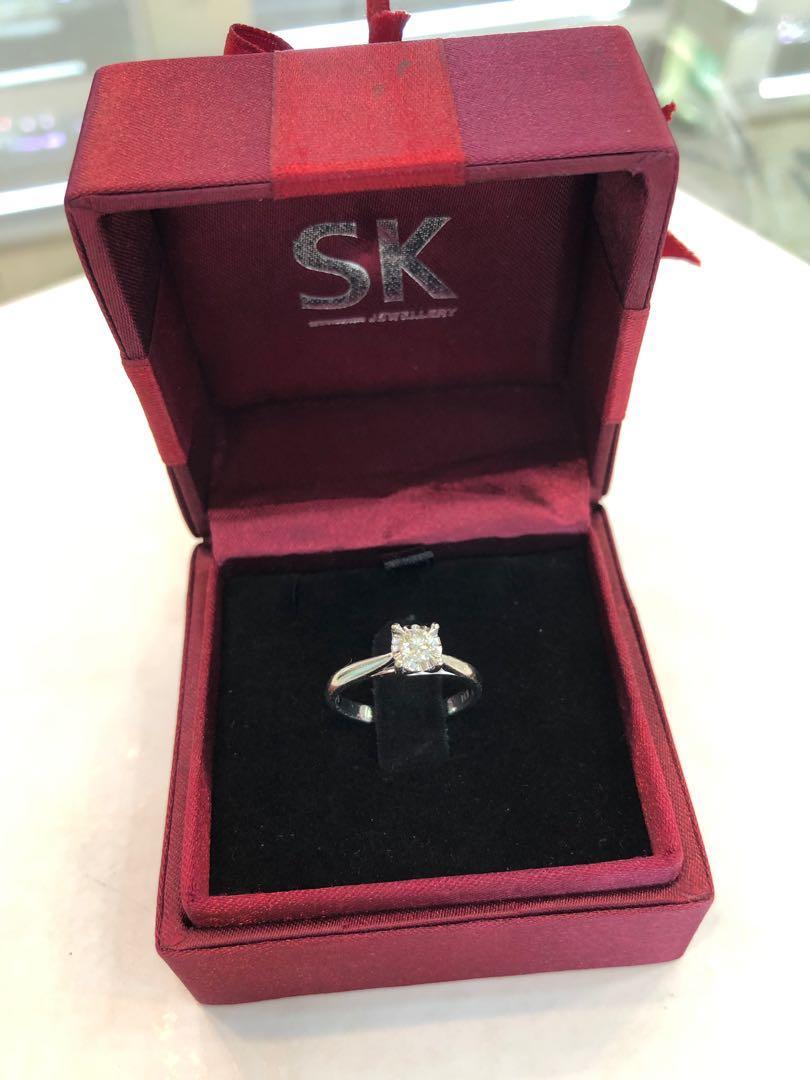 SK Diamond Ring, Women's Fashion, Jewelry & Organisers, Body Jewelry on ...